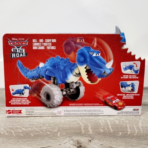 Disney | Toys | Disney Pixar Cars On The Road Roll And Chomp Dino ...